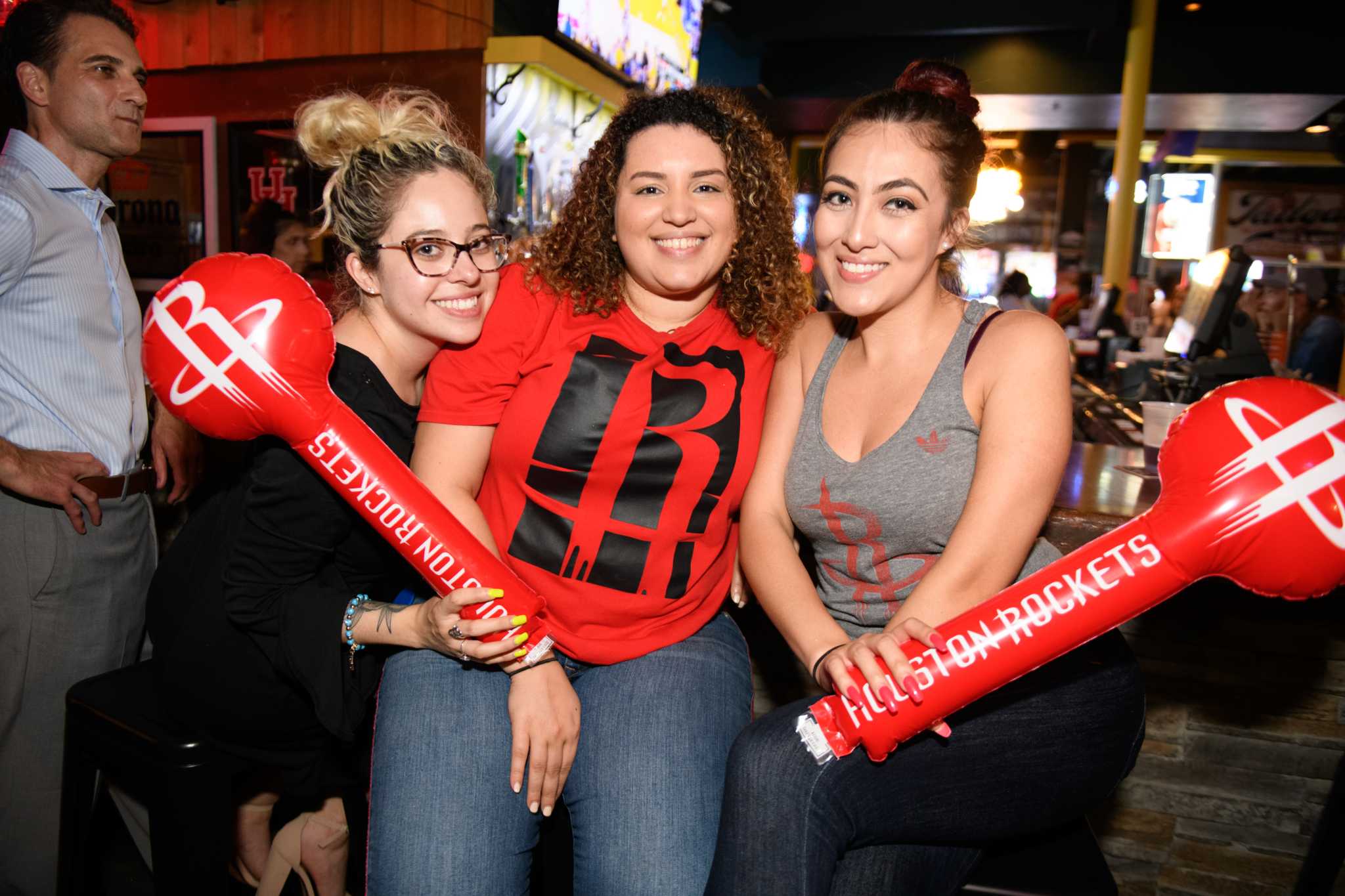 Look inside the Rockets' official watch party