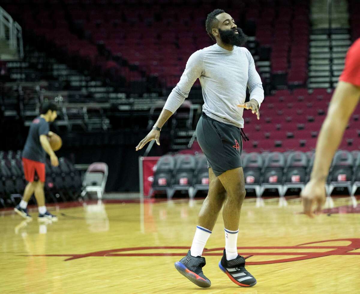 Rockets guard James Harden's vision improving, but still blurry with ...