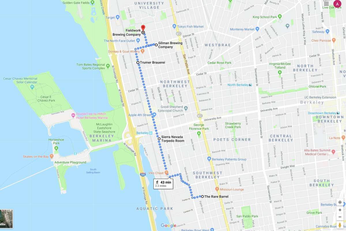 5 East Bay craft brewery and cidery crawls (and their public transit ...