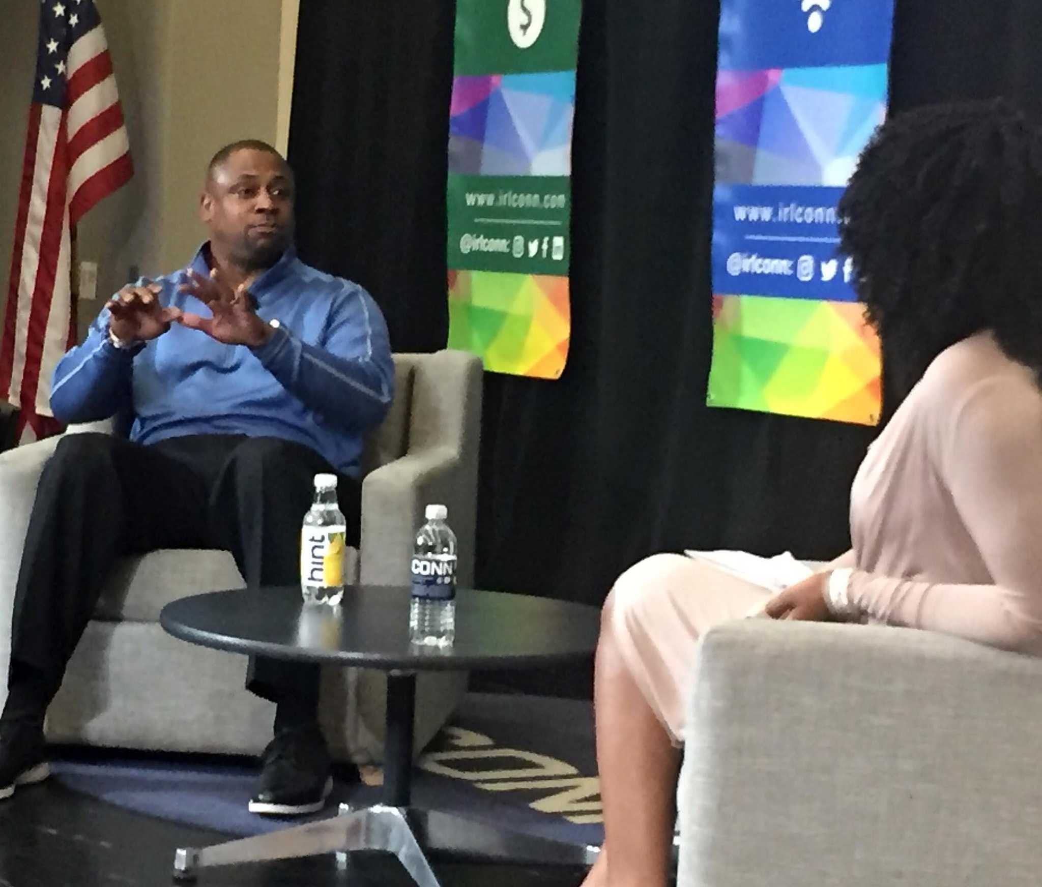 Former NFL great Troy Vincent takes center stage at UConn Stamford ...