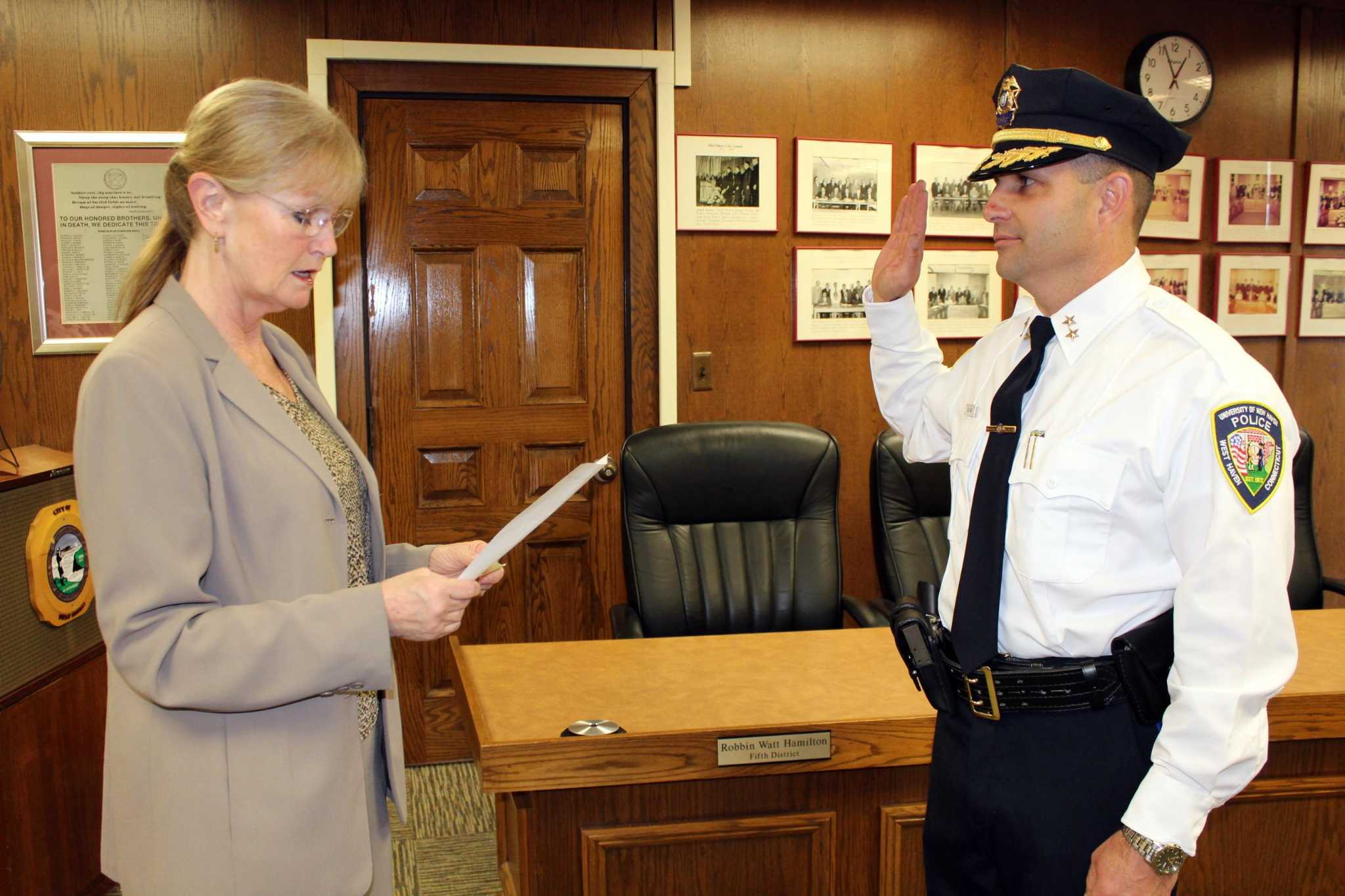 University of New Haven’s new police chief sworn in