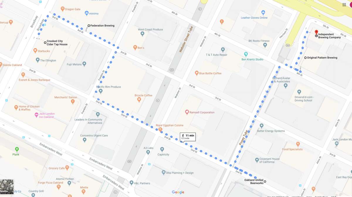 5 East Bay craft brewery and cidery crawls (and their public transit ...