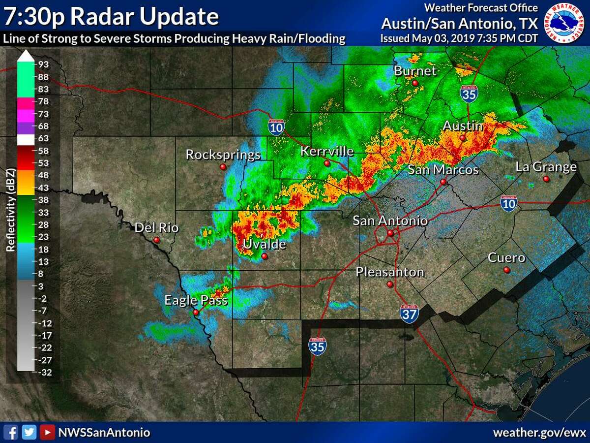 NWS: Another round of storms pass S.A. after a.m. storms dump more than ...