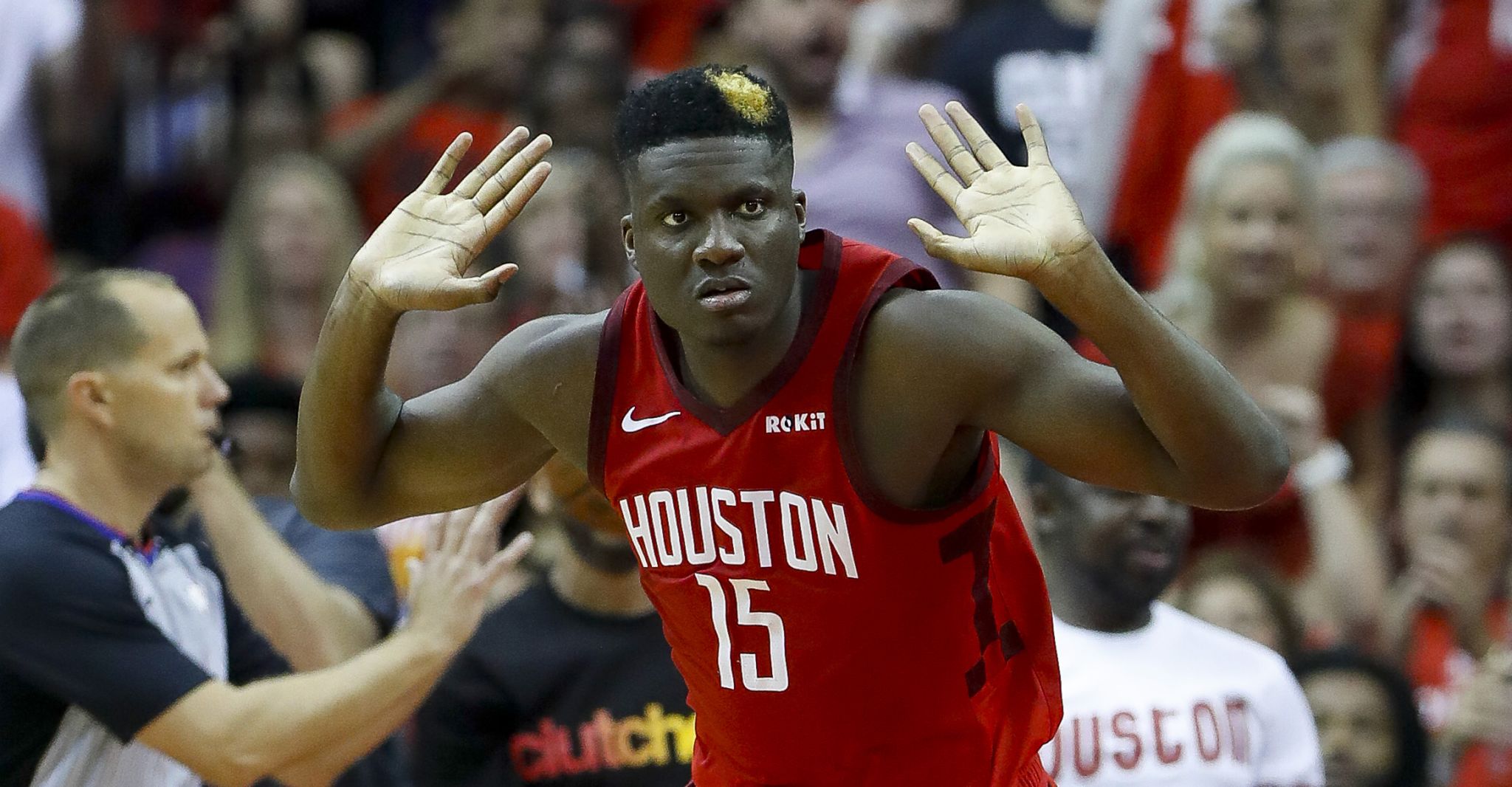 Rockets' Clint Capela rises to occasion in Game 3