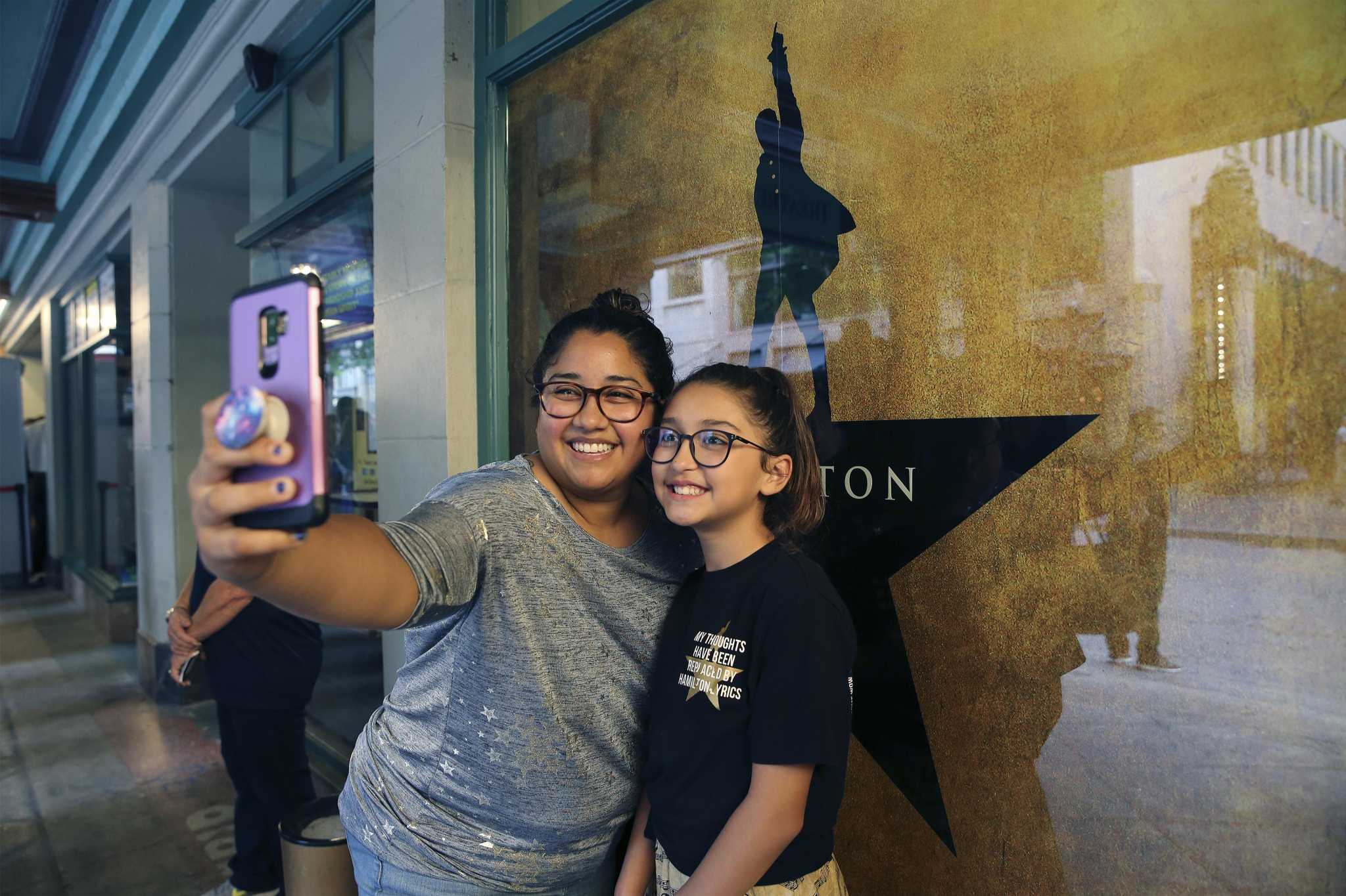 Die-hard fans of ‘Hamilton’ flock to show’s opening night