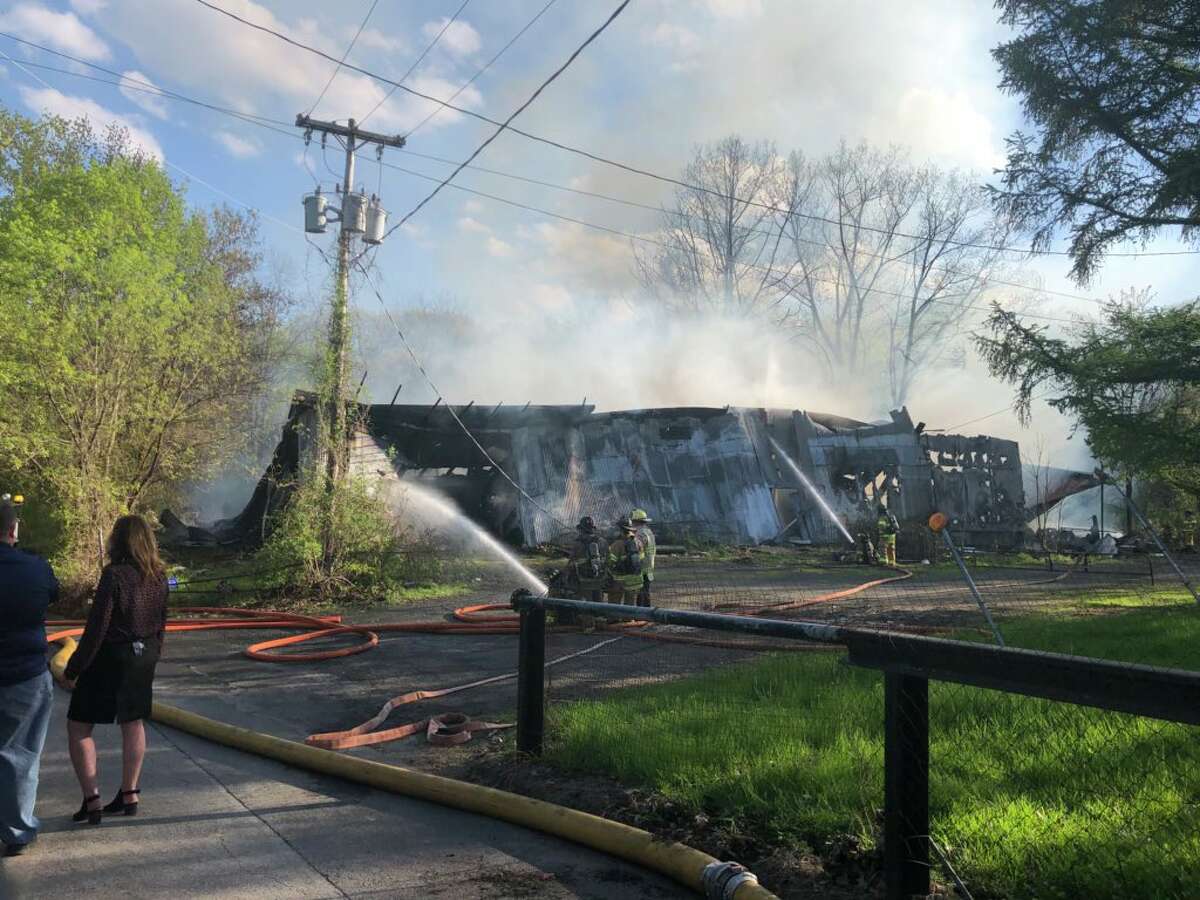 Second fire erupts in Troy