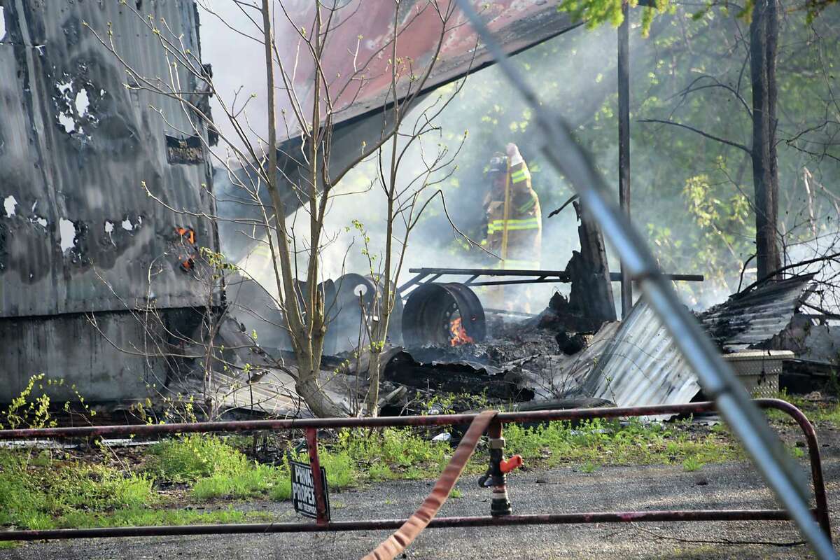 Second fire erupts in Troy