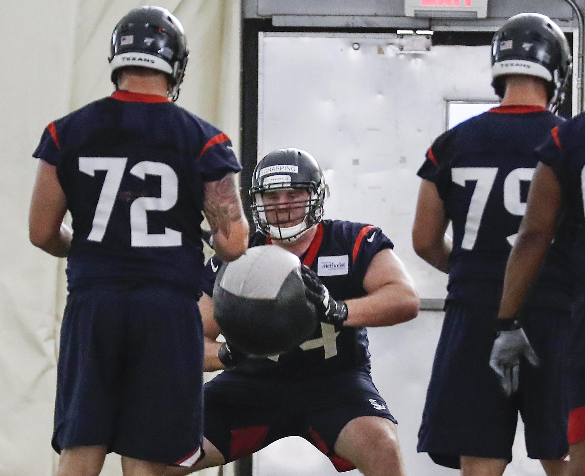 The NFL education of Texans rookie Max Scharping