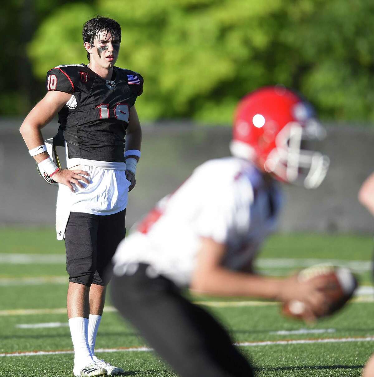 Drew Pyne, New Canaan QB headed to Notre Dame, is all about football ...