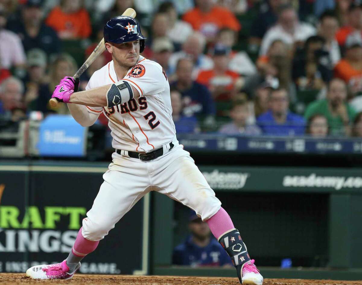 George Springer packs pink Mother's Day bat for Astros' road trip after ...