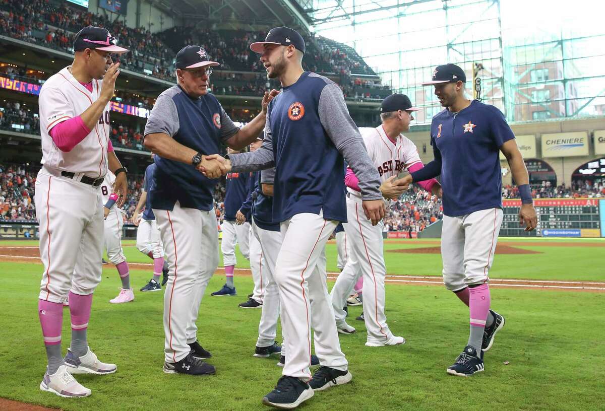 George Springer packs pink Mother's Day bat for Astros' road trip after ...