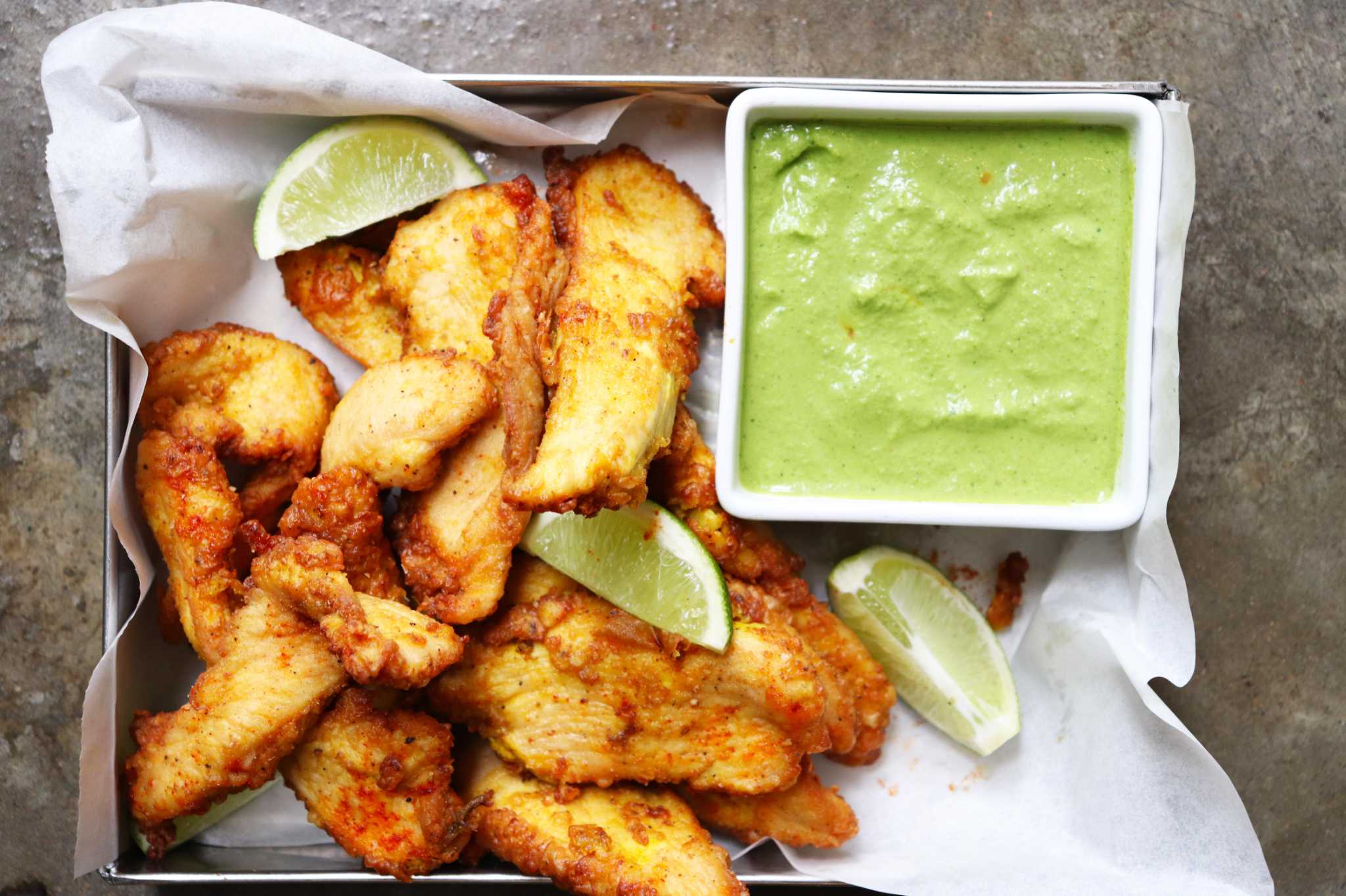 Recipe: Chicken Pakora with Mint Chutney