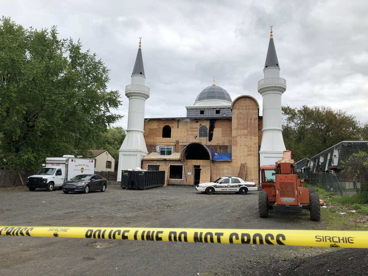 Reconstruction begins at New Haven mosque burned in arson fire