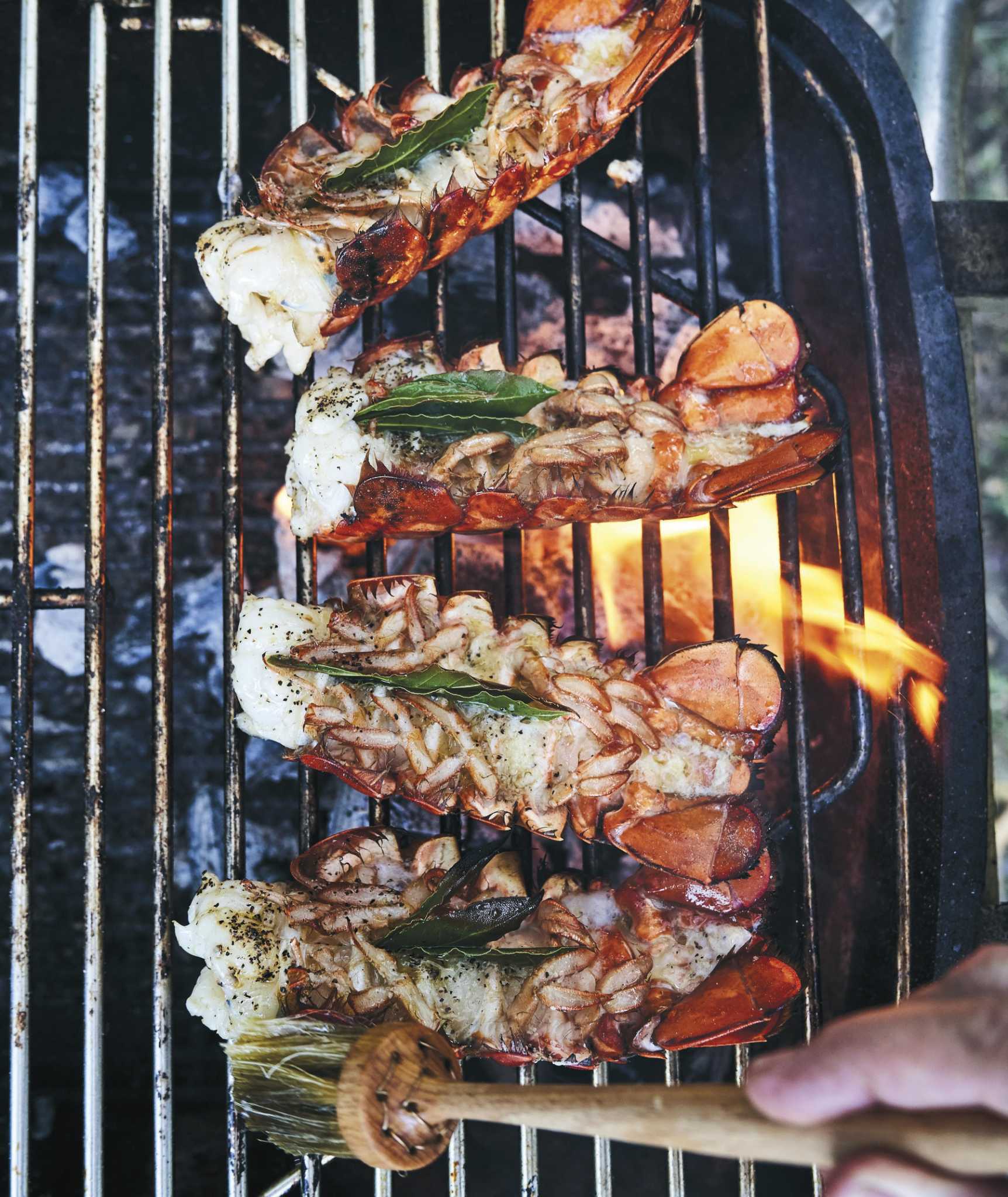 Recipe: Smoky Lobster Tails with Bay Leaves from ‘Thank You for Smoking’