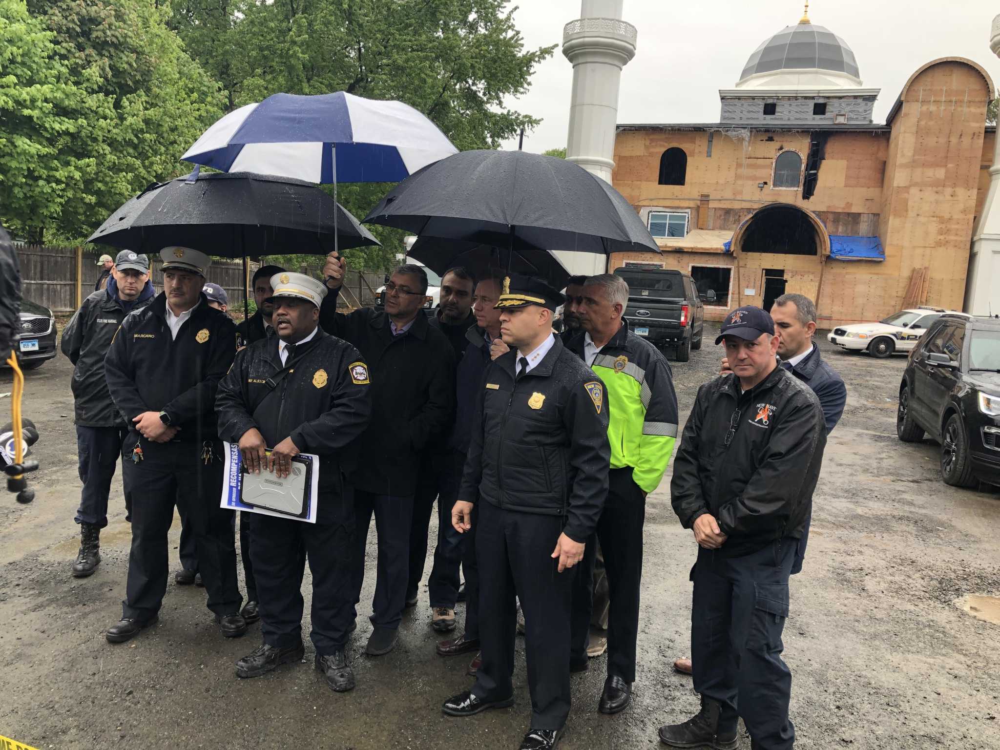 Harp: Evidence ‘incendiary’ material used to burn New Haven mosque