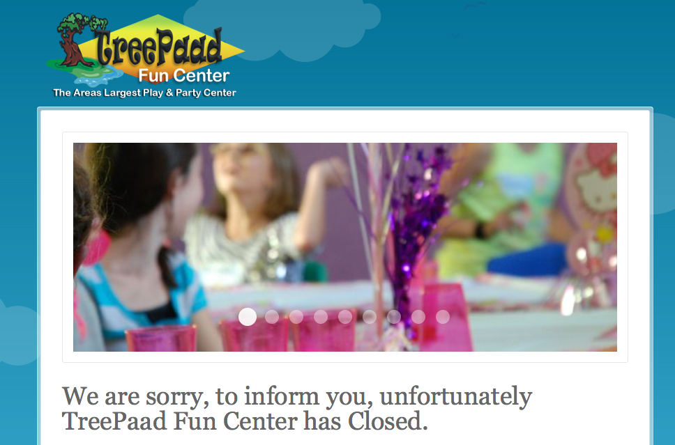 TreePaad Fun Center cites finances for closing