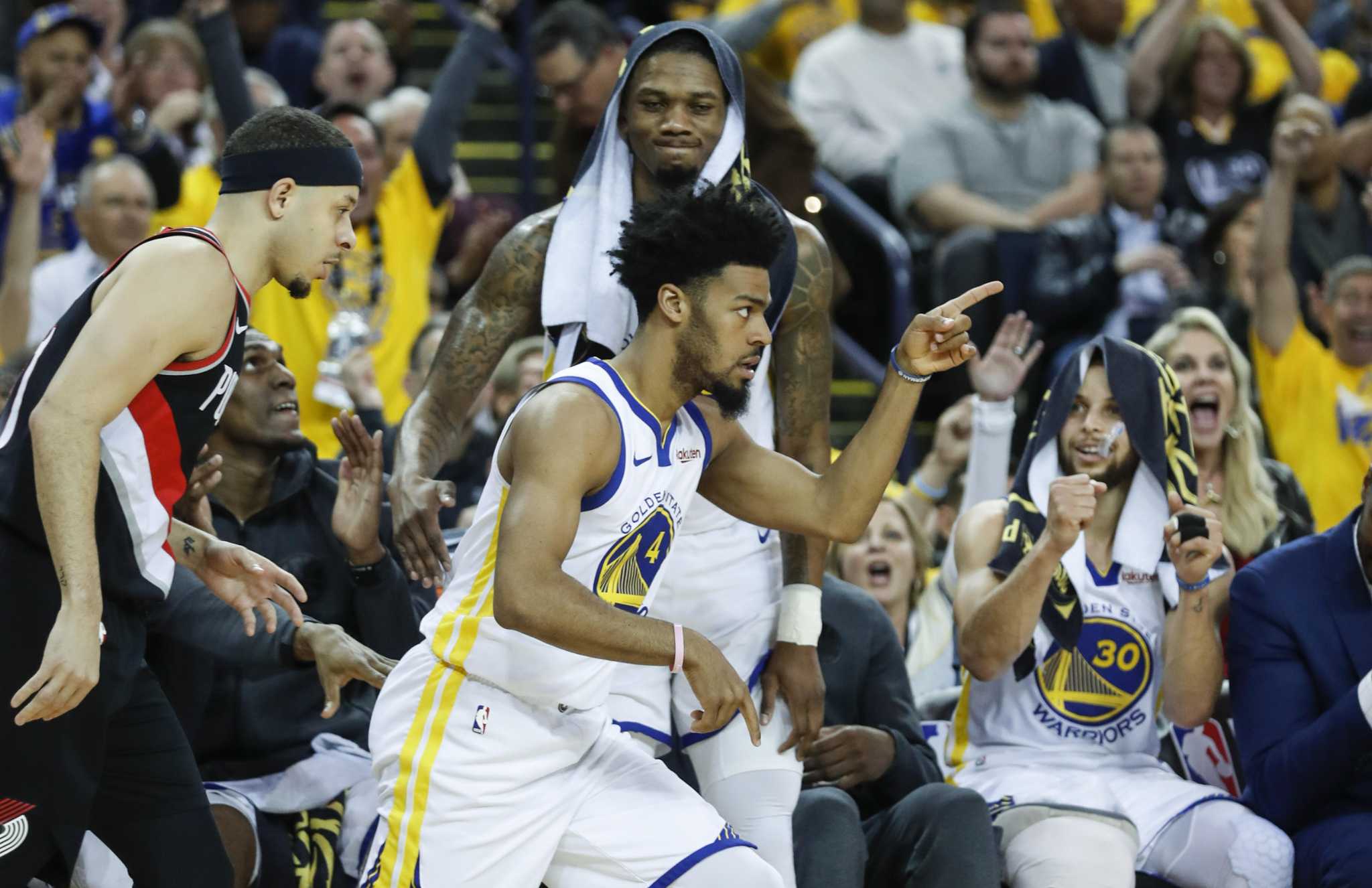 Warriors’ reserves rise to the occasion in Game 1 victory over Portland