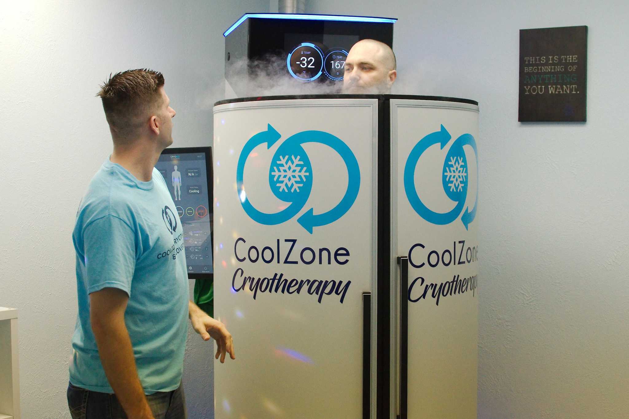 Webster cryotherapy business offers deep-freeze treatments