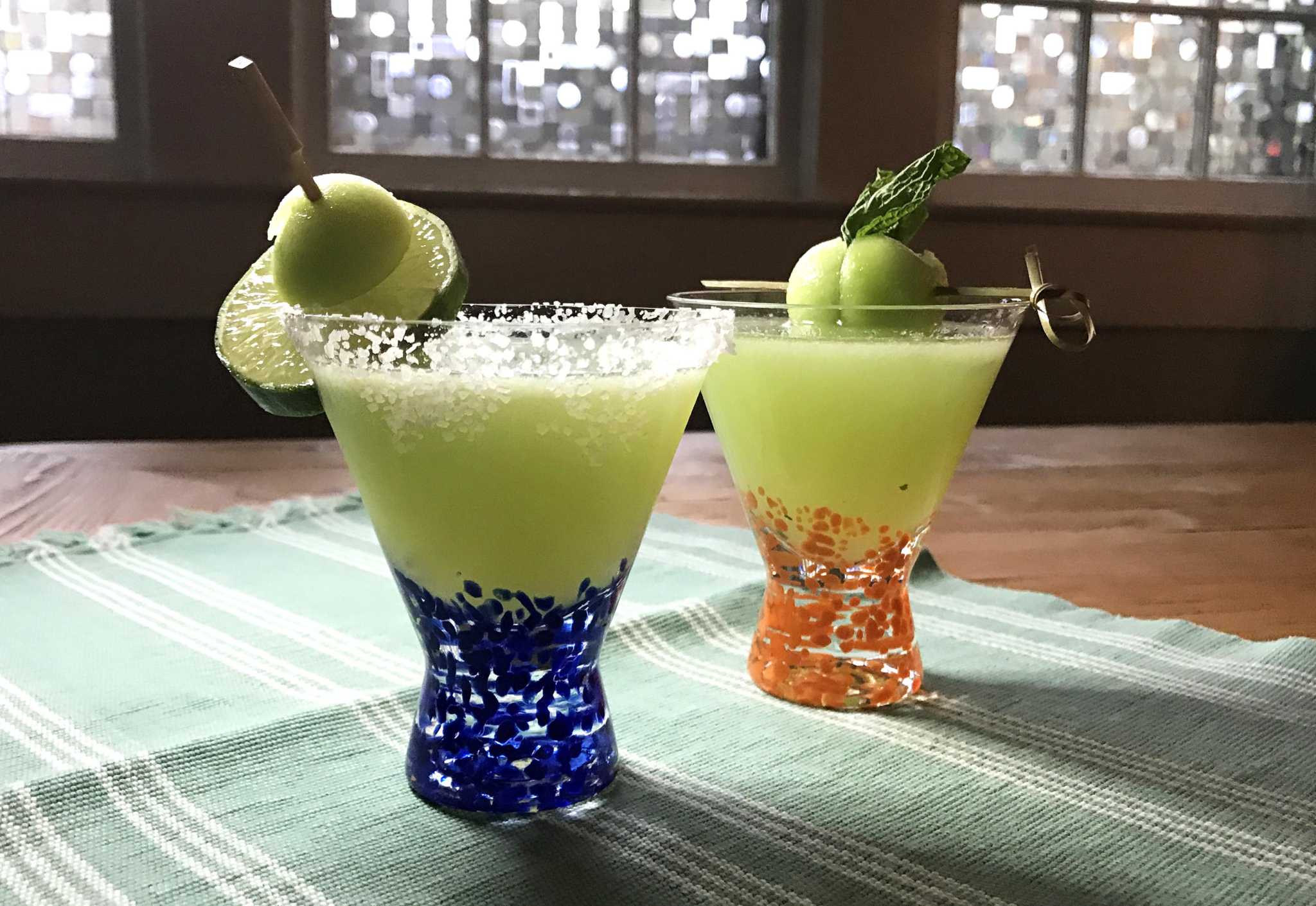 2 recipes for light honeydew cocktails