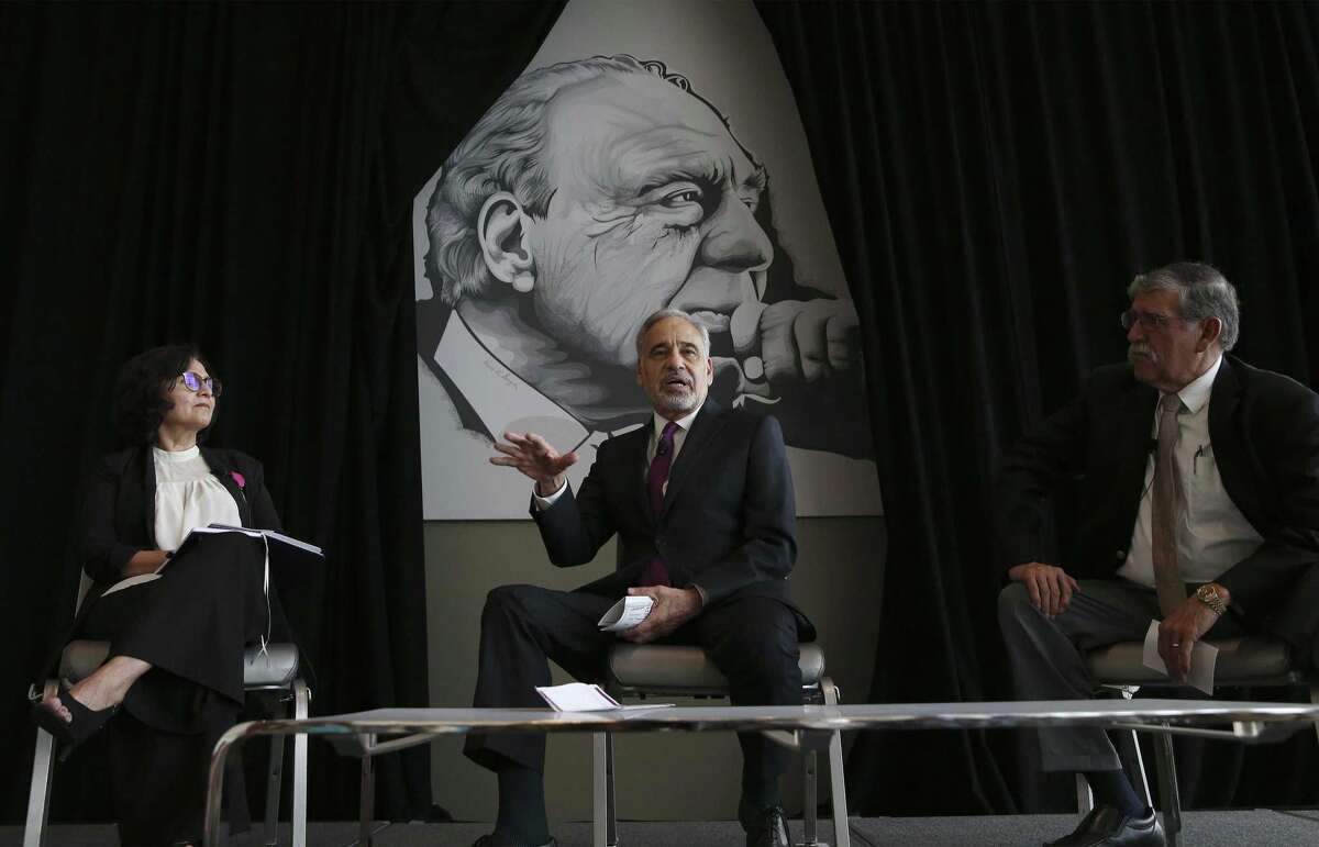 Iconic Henry B. González mural unveiled at convention center