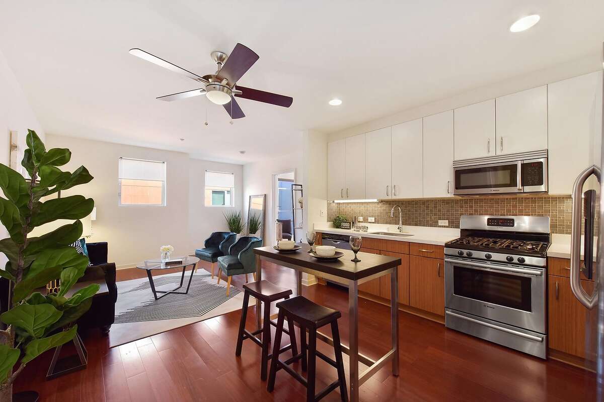 Two-bedroom corner condo in the Mission District open Sunday