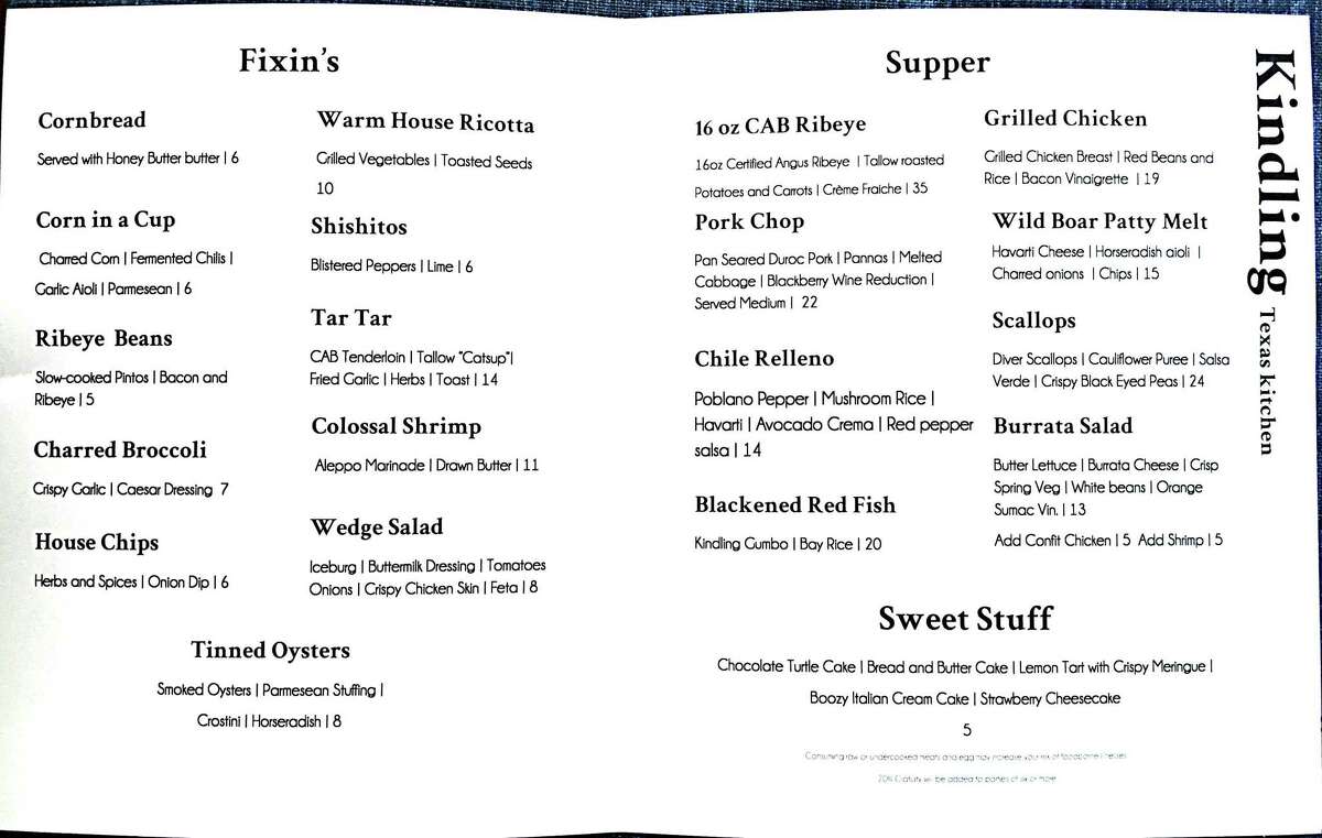 Review: New Texas food restaurant Kindling Texas Kitchen off to a hot ...