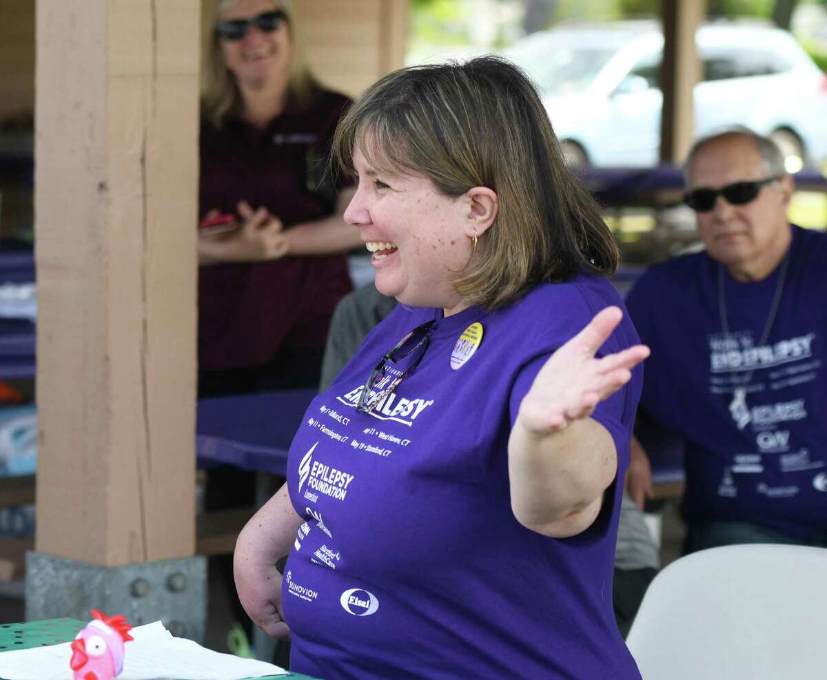 Hundreds walk for epilepsy at Cove Island