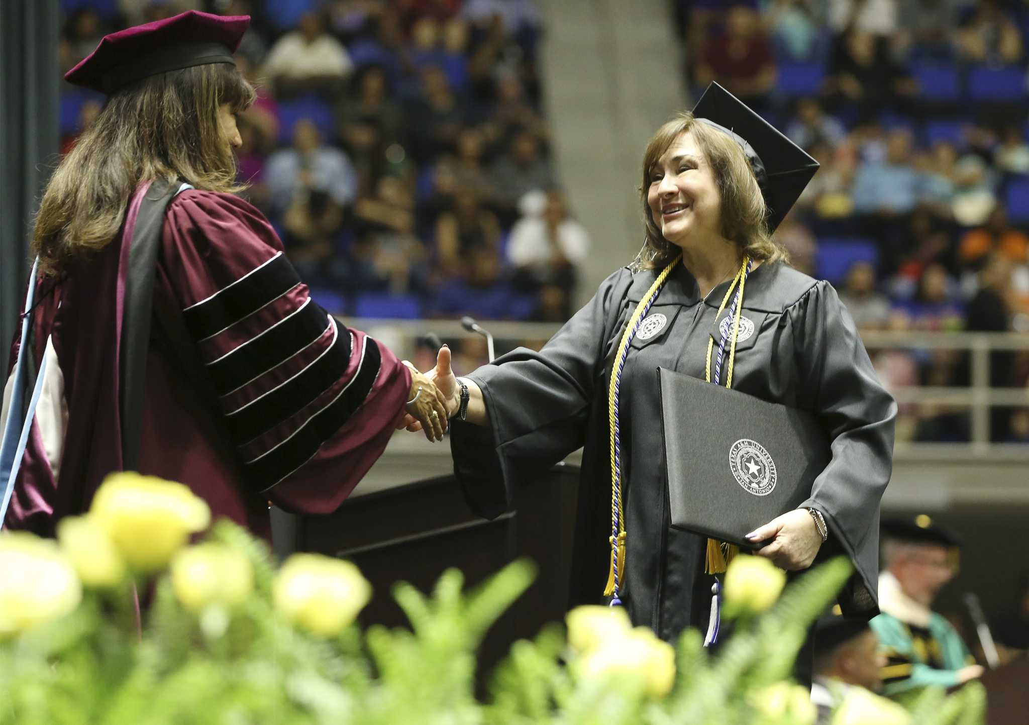 Nontraditional college student graduates from Texas A&M at San Antonio ...