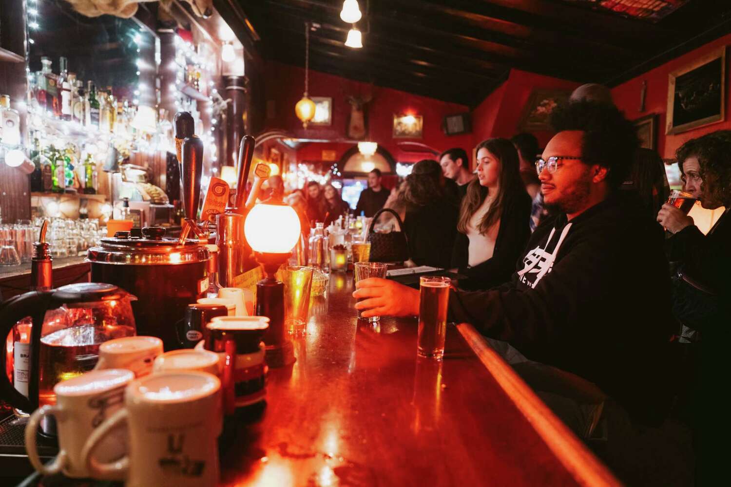 Inside the Royal Cuckoo Organ Lounge, a surreal S.F. jazz bar