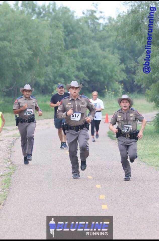 Super troopers: DPS officers run 5K in full uniform