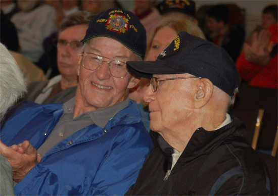 World War II veterans honored