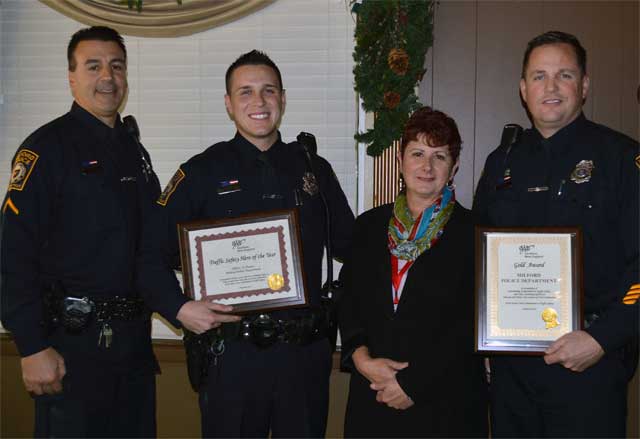 Milford police honored for traffic safety programs