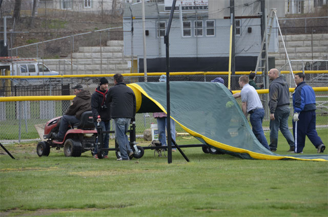 Milford Junior Major League gets long-awaited ball field fence