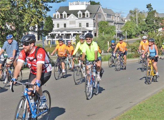 Scenic bike ride benefits mental health