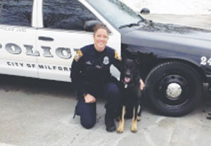 Police dog Zeus gets new bullet proof vest