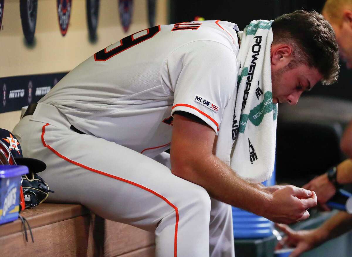 Astros rookie Corbin Martin looks to regain his form