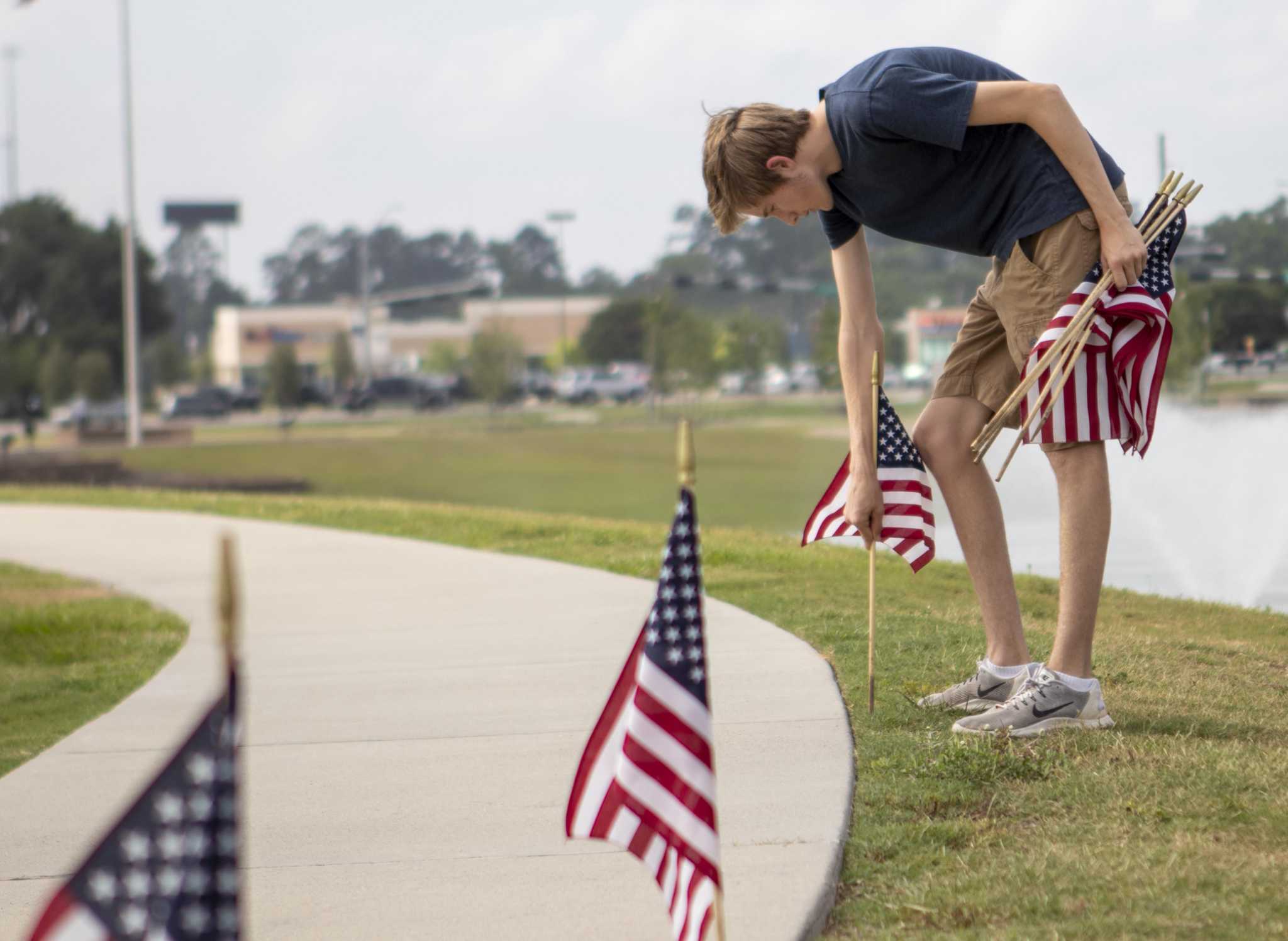 Marking Memorial Day in Conroe with more than 1,000 flags