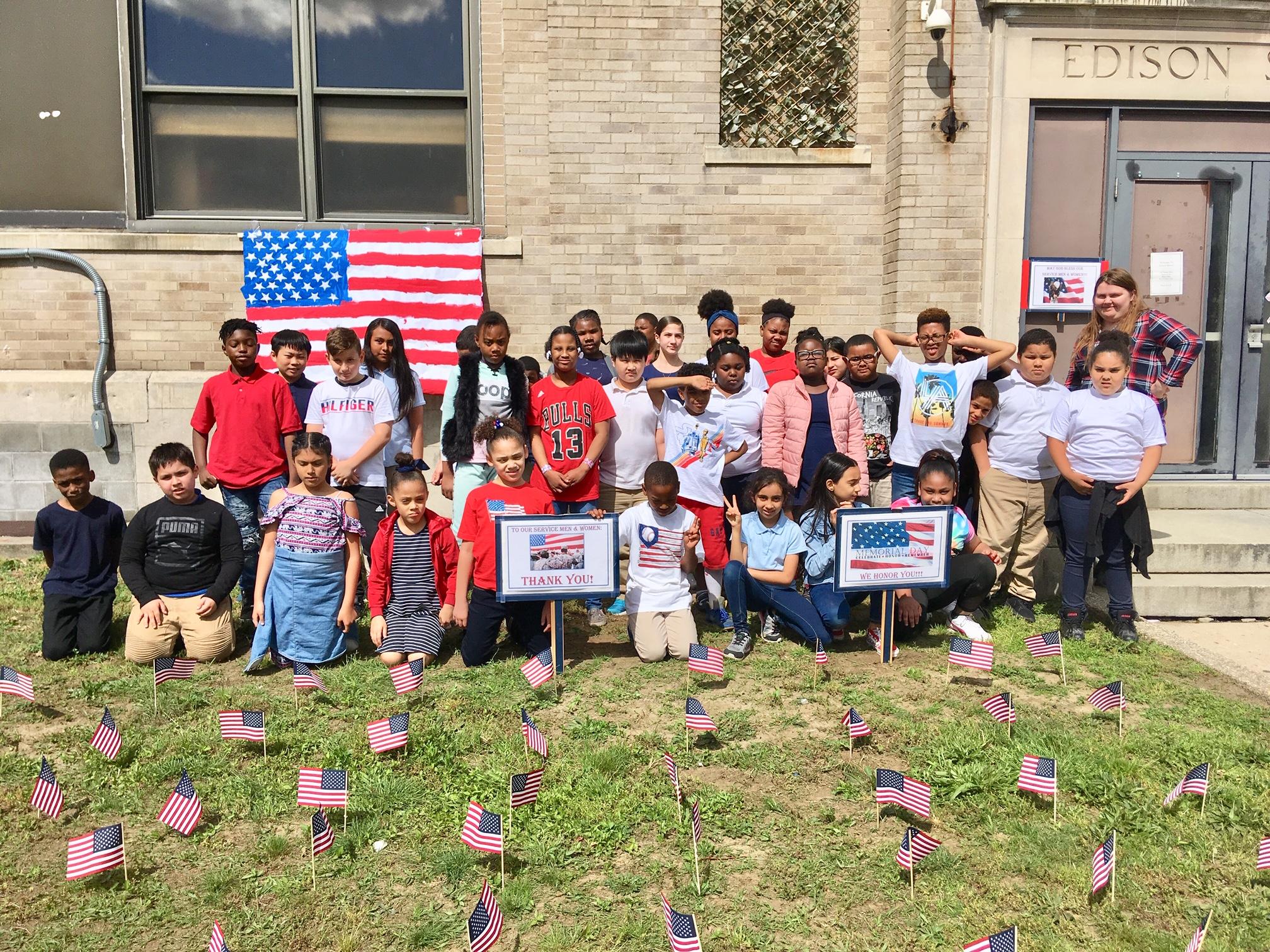 An Edison School Salute To Memorial Day In Bridgeport