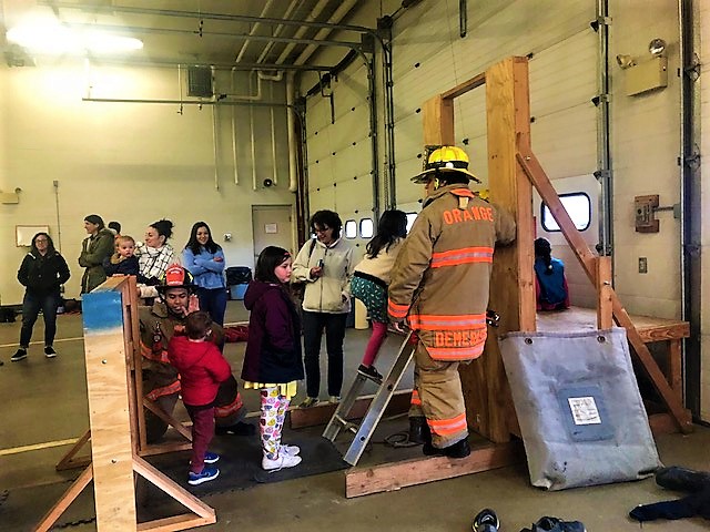 Girl Scouts visit Orange Volunteer Fire Department to learn about ...