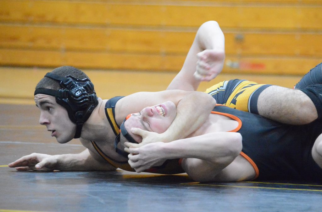 Wrestling: Jonathan Law triumphs on Senior Night