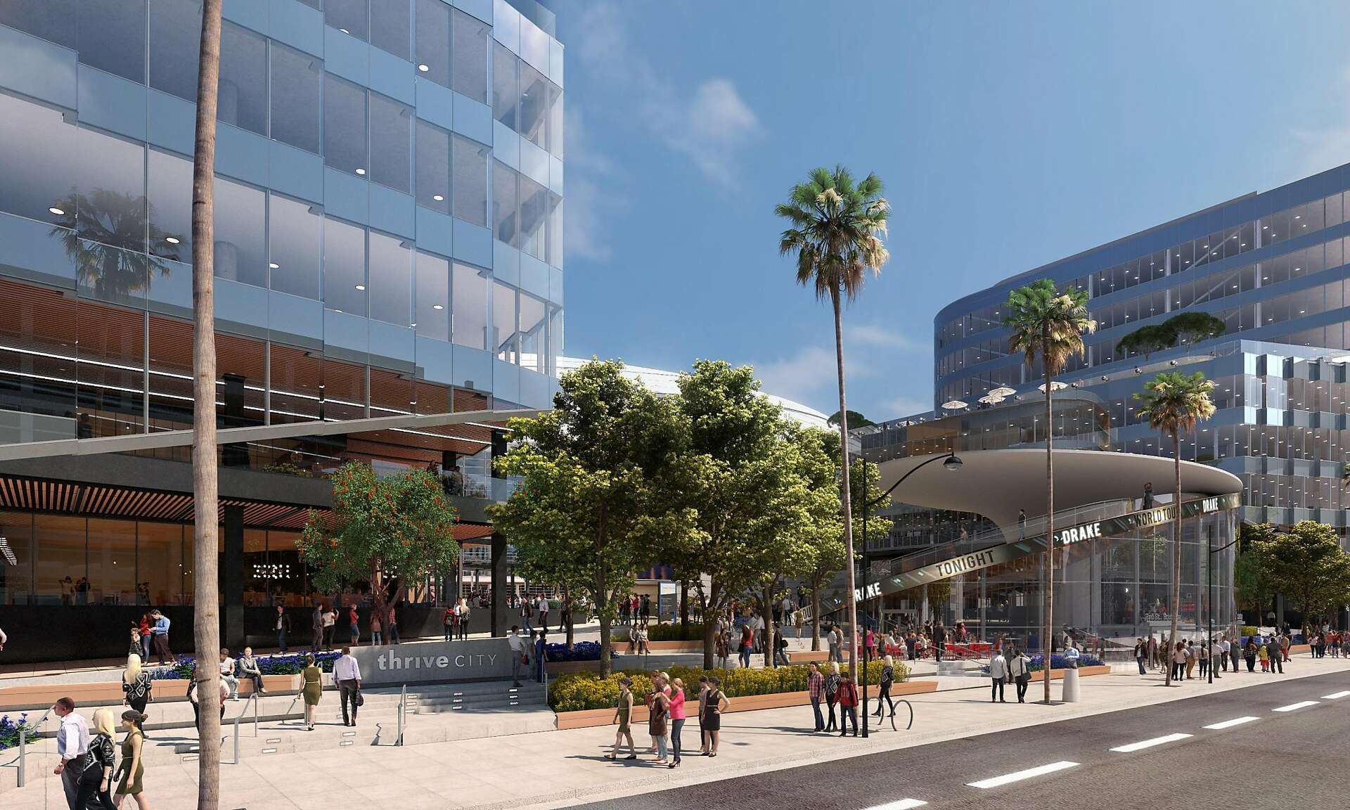 Warriors, Kaiser have a name for area around Chase Center: ‘Thrive City’