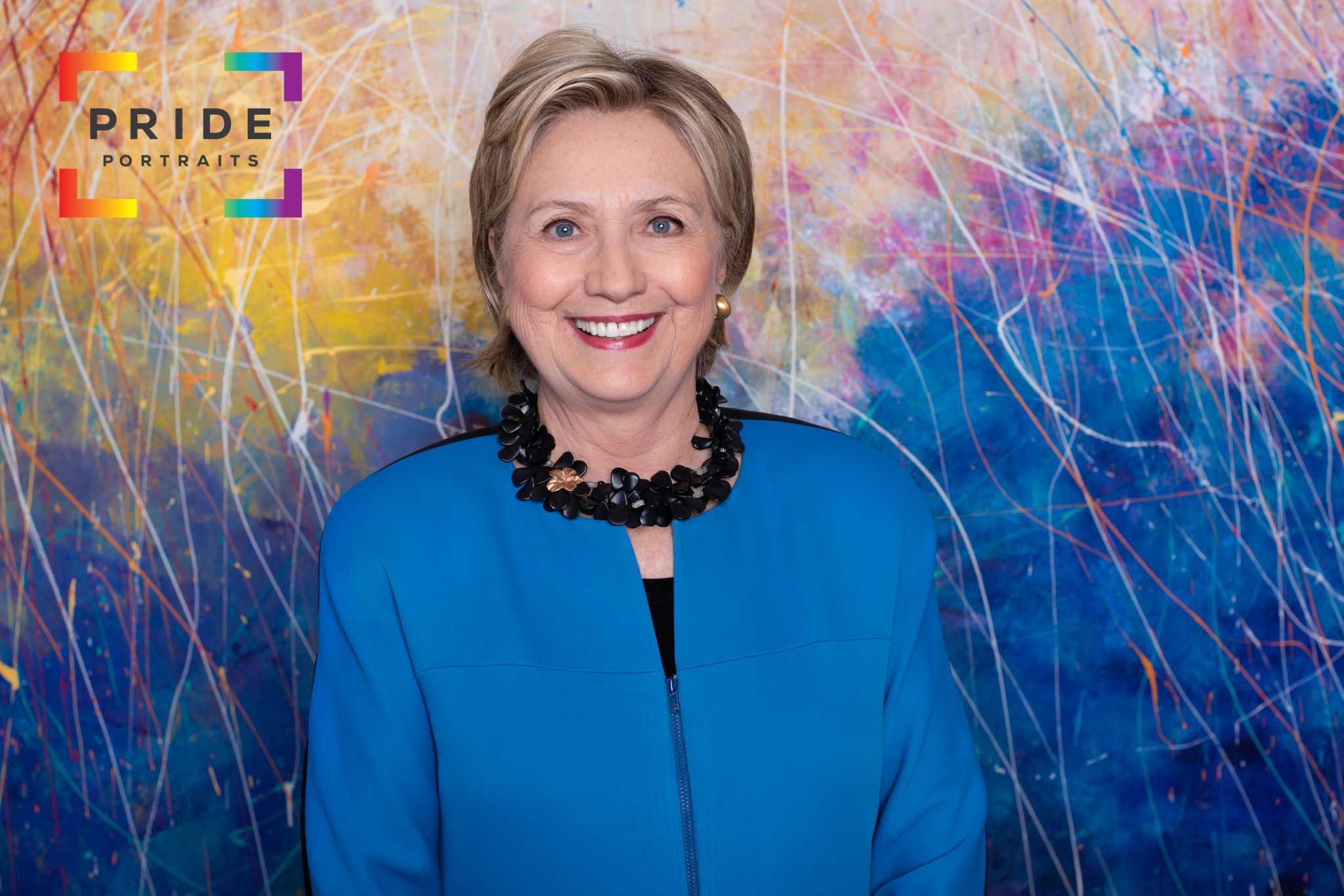 Hillary Clinton poses for Pride Portraits in Houston
