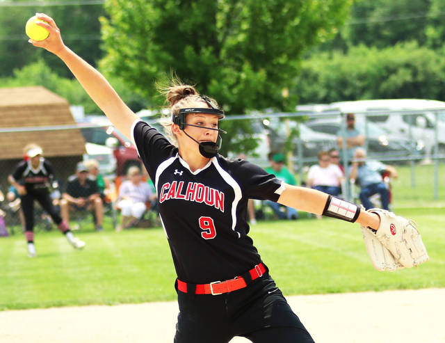 PREP SOFTBALL: Baalman’s one-hit shutout beats Windsor, sends Calhoun ...