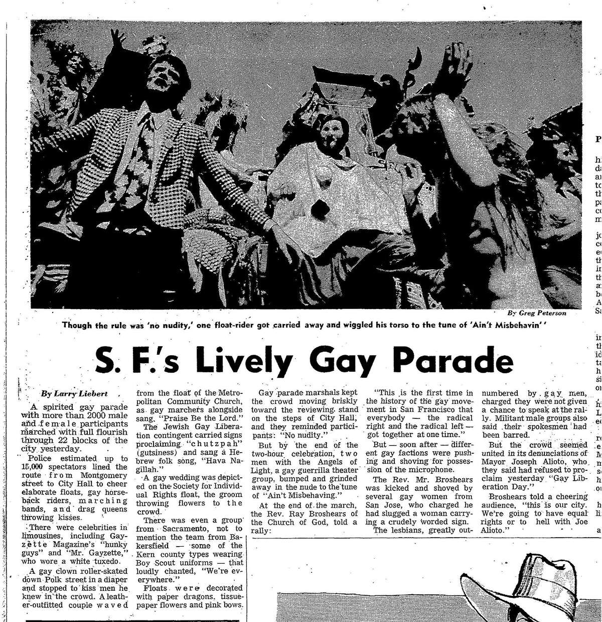 Rainbow gold mine: Early SF Pride Parade photos rediscovered in archive