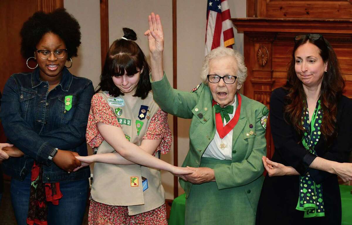 Norwalk Girl Scouts celebrate Gold Award winners, longtime member