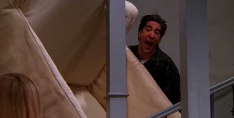 How Ross from 'Friends' could have gotten his couch up the stairs ...