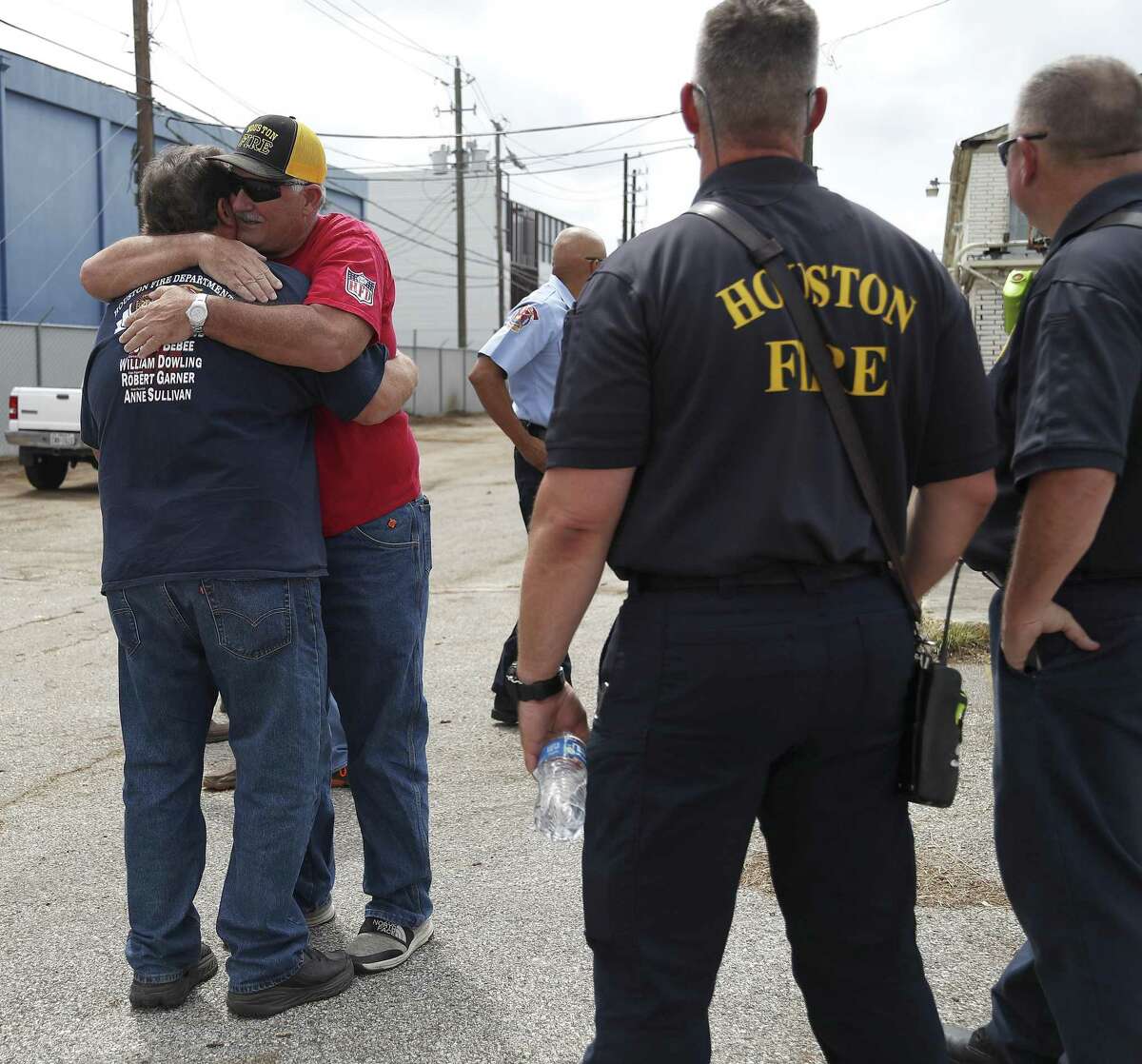 HFD, loved ones return to Southwest Inn fire site to remember fallen ...