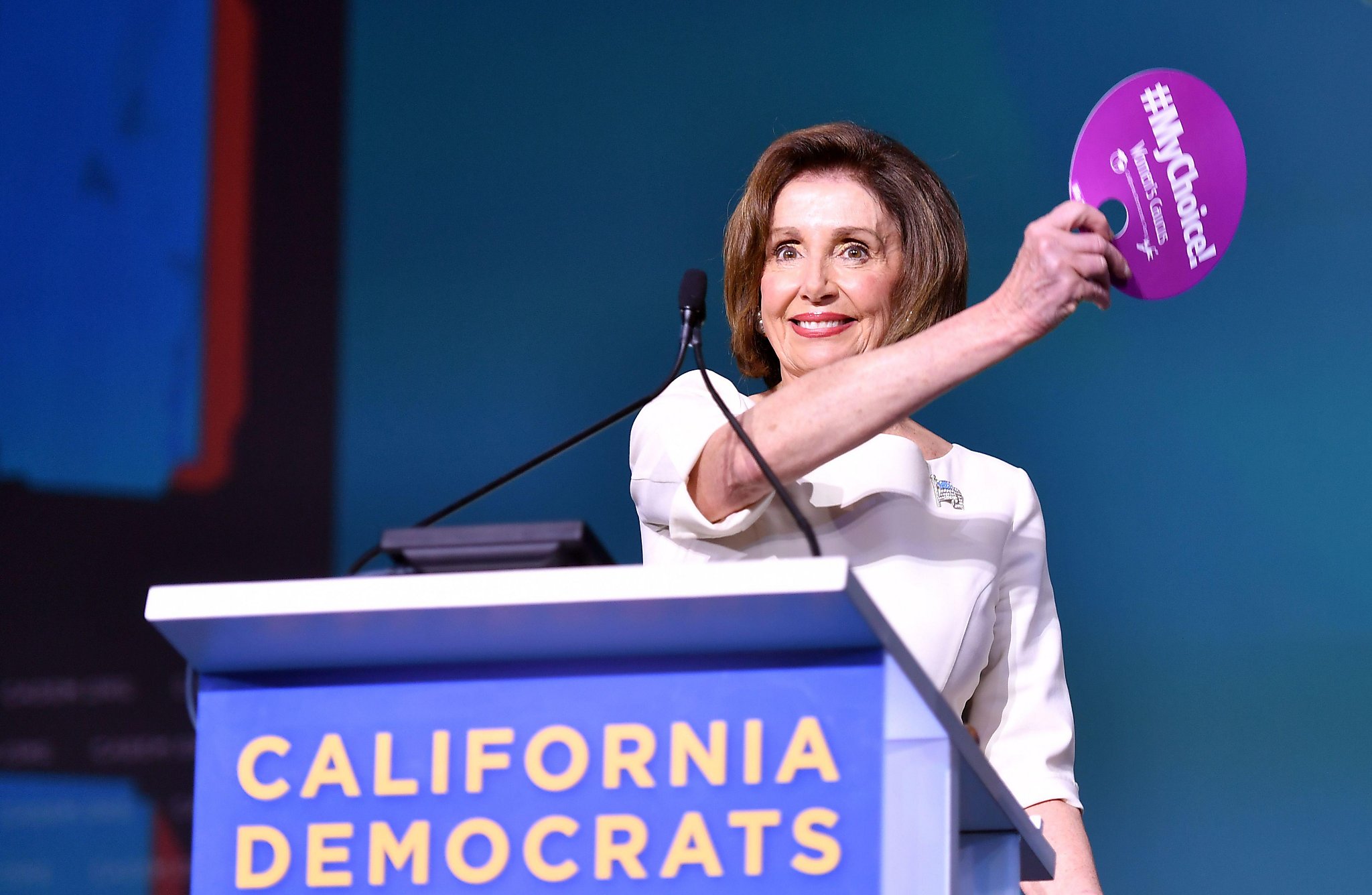 Nancy Pelosi greeted by cries of ‘impeach’ at California Democratic ...