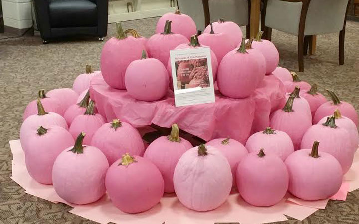 50 Shades of Pink Pumpkins: Library event promotes breast cancer awareness