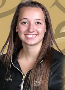 Jillian Rice wins twice in first collegiate meet